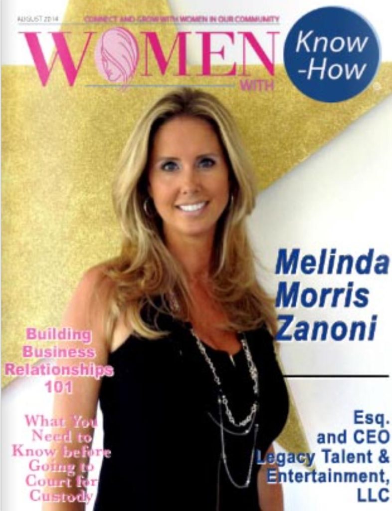 Melinda Morris Zanoni Graces The Cover Of "Women With Know How ...