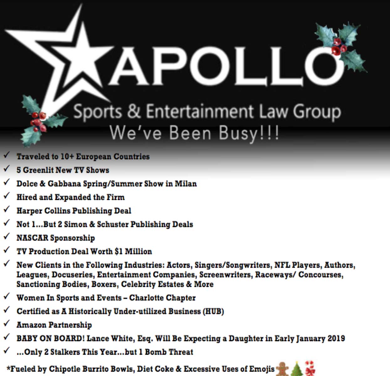 Apollo Law 2018 Recap - Apollo Law Group